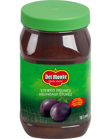 Stewed prunes in extra heavy syrup | Delmonte Canada