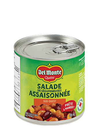 Salade de légumineuses assaisonnée Sud-Ouest | Delmonte Canada