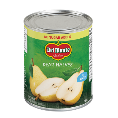 Pears Halves Packed in Water - No Sugar Added | Delmonte Canada